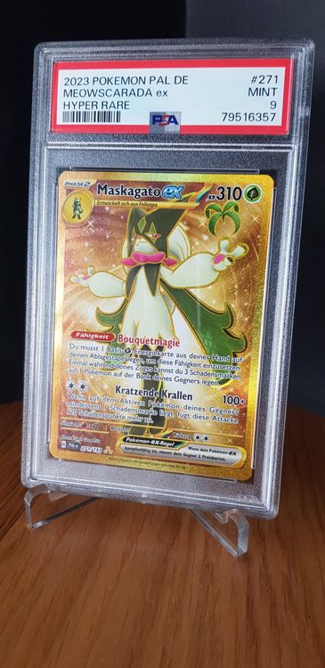 Maskagato ex Paldeas Hyper Rare PSA 9 Top Zustand! (Neu (gemäss ...