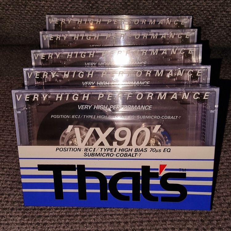 💥Ultra rares THAT'S"VX-90" Chrom mit Kobaltschicht!💥 (Neu und ...