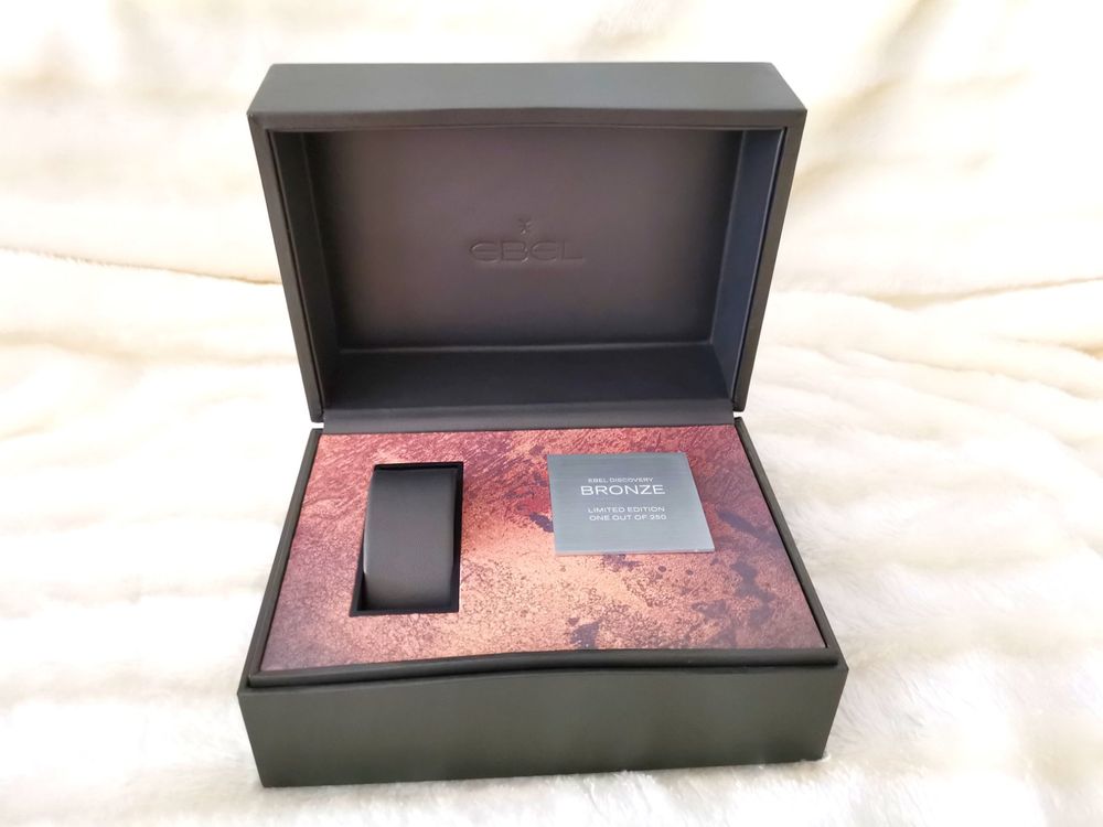 Ebel Discovery Bronze Limited Edition Box neuwertig (Neu (gemäss ...