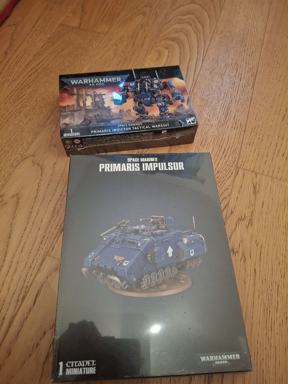 Warhammer primaris Impulsor and invictor tactical war suit (Neu und ...