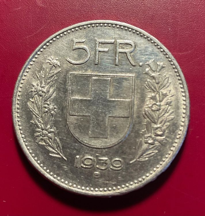 5 Franken Silber 1939 | Kaufen auf Ricardo
