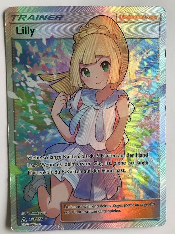 Pokemon Trainer Lilly Full Art 2018 rar! (Gebraucht) in Aarwangen für ...
