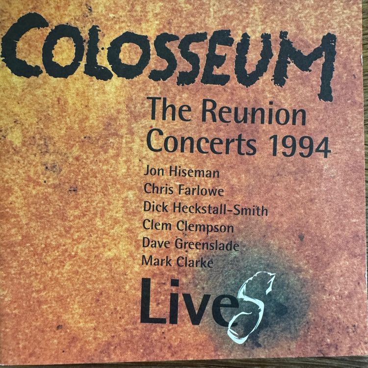 Colosseum - The Reunion Concerts 1994 w. Dave Greenslade | Kaufen auf ...