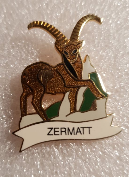 Pin Zermatt mit Steinbock (Gebraucht) in Härkingen für CHF 1 – mit ...
