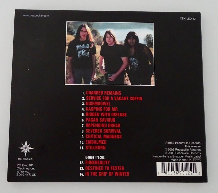 Autopsy "Severed Survival" CD Death Metal (Gebraucht) in Gwatt (Thun ...