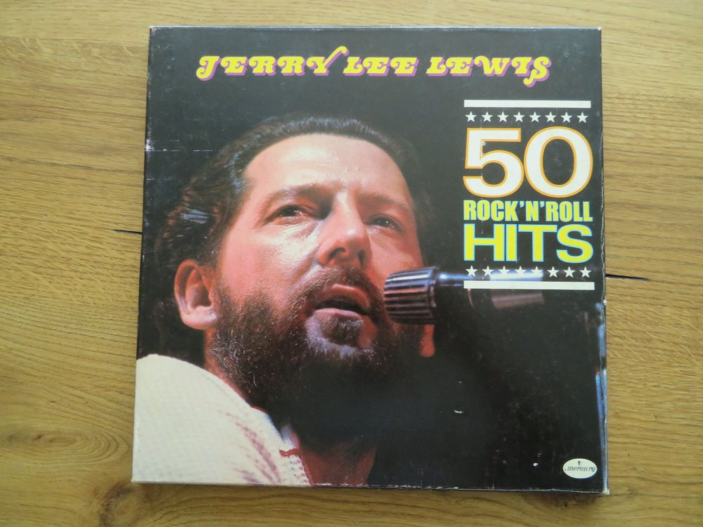 JERRY LEE LEWIS 4LP BOX 50 ROCK N ROLL HITS (Neu (gemäss Beschreibung ...