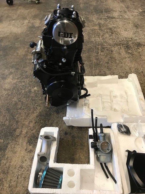 SKYTEAM MOTOR 125 KOMPL- MIT VERGASER / FILTER / USW- NEU (Neu und ...