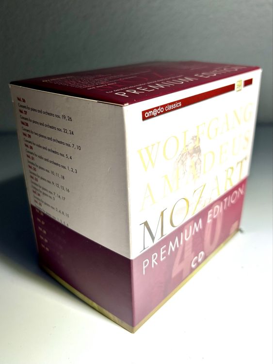 W.A.Mozart Premium Edition 40 CD-Box - praktisch neuwertig (Neu (gemäss ...