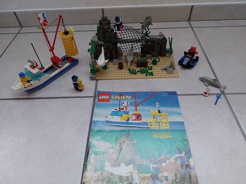 Lego 6558 Shark Cage Cove & 6115 Shark Scout - Vintage (Gebraucht) in ...