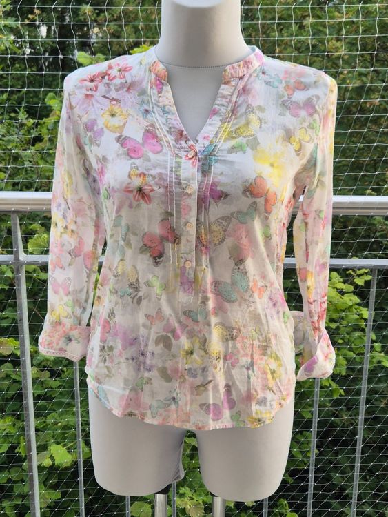 Romantische Bluse von Emily Van den Berg 100% Baumwolle, 38 (Neu ...
