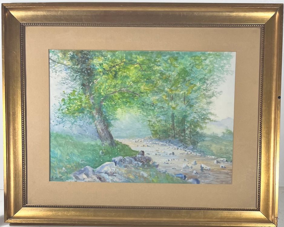 Landschaft Aquarell, Unleserlich Signiert (Gebraucht) in Root für CHF 19 – mit Lieferung auf ...
