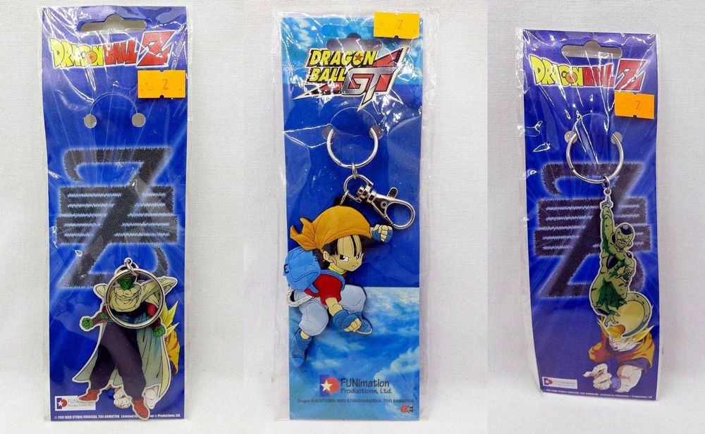 DRAGON BALL Z LOT 3 KEY CHAIN PICCOLO PAN FRIEZA 2001 (Neu und ...