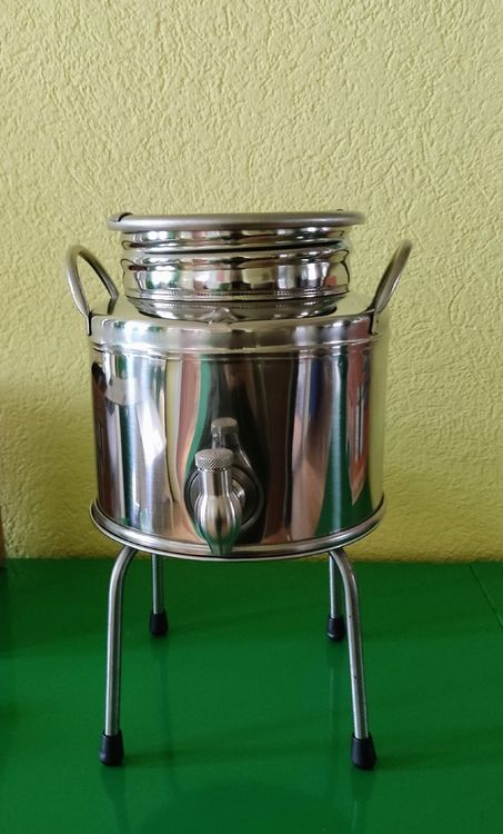 2 Liter Chromstahlfass neu, Originalverpackung | Kaufen auf Ricardo