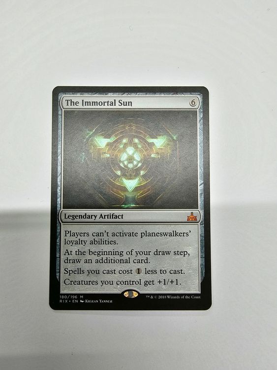 MTG Karte The Immortal Sun | Kaufen auf Ricardo