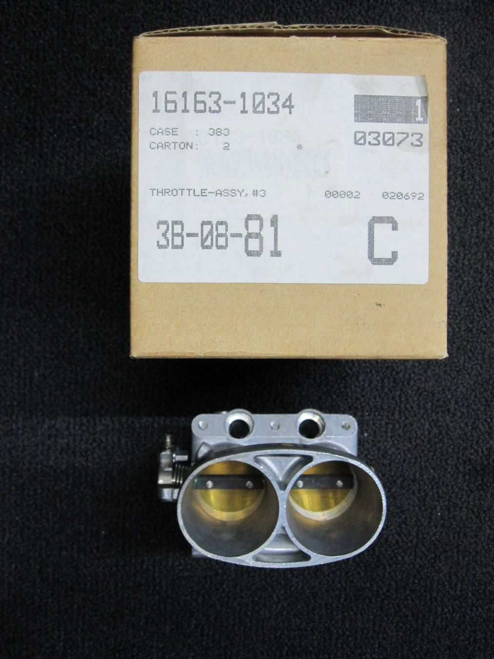 Kawasaki Z 1300 DFI - Drosselklappe Nr. 3 , ET 16163-1034 (Neu und ...