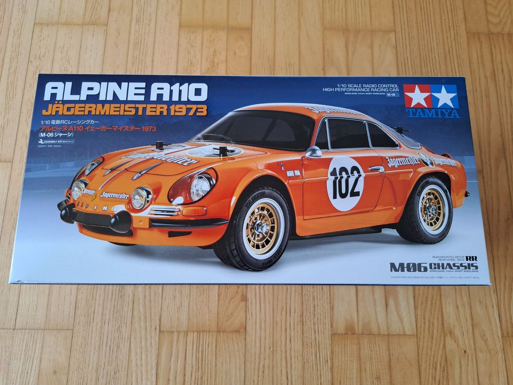 Tamiya RC 1/10 Renault Alpine Jägermeister neu (M06-Chassis) | Kaufen ...