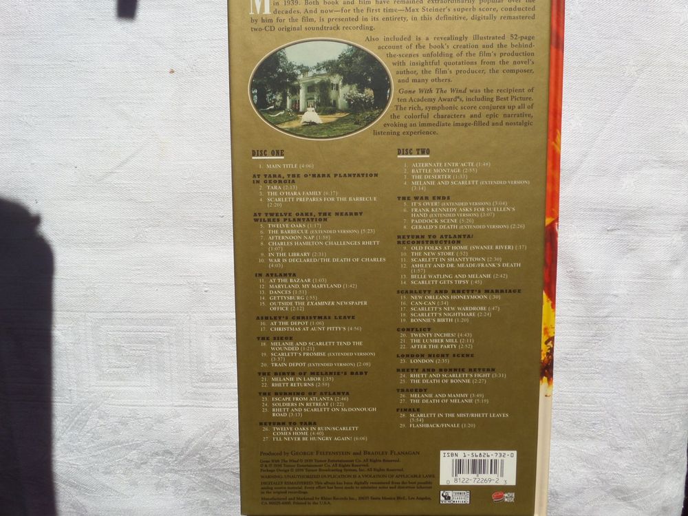 Max Steiner - Gone With The Wind - 2 X CD - Deluxe Edition (Gebraucht ...