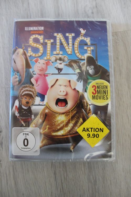 Sing DVD (Neu und originalverpackt) in Wallenwil für CHF 3 – mit Lieferung auf Ricardo kaufen