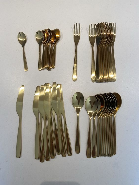 Goldenes Besteck Ikea