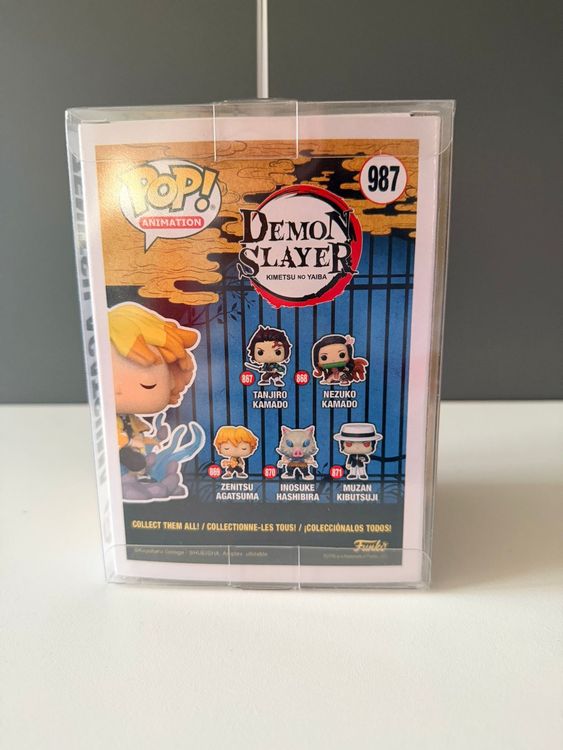 Figurine Funko Pop Demon Slayer 987 - Zenitsu Agatsuma (Neu und ...