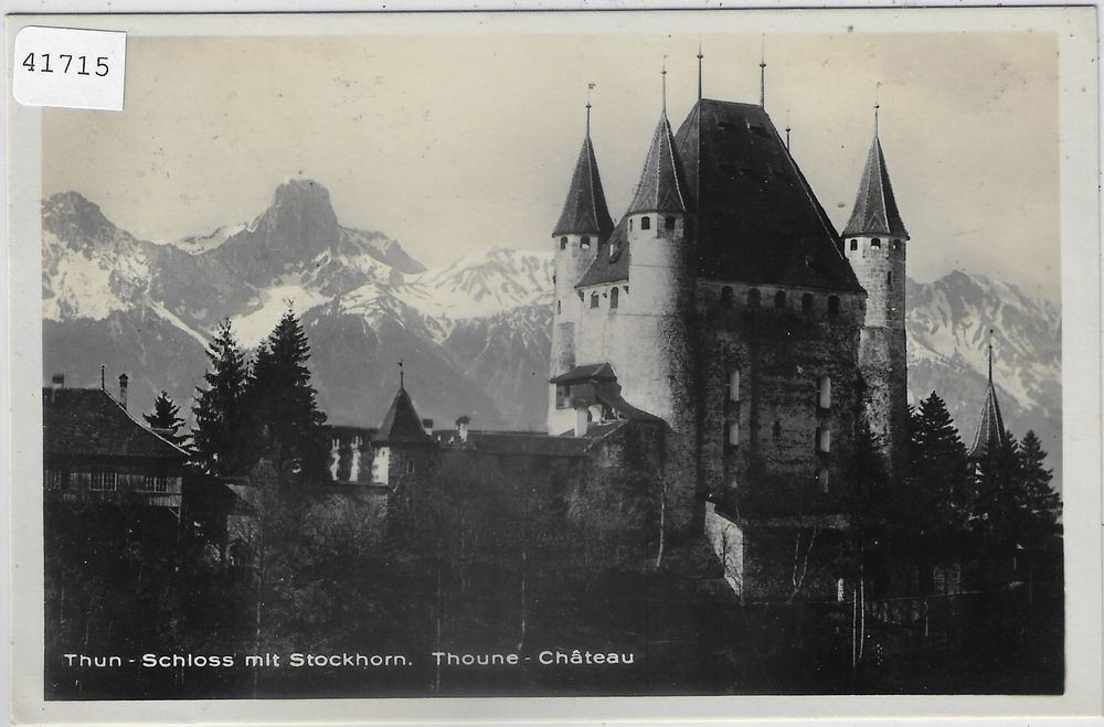 Thun - Schloss mit Stockhoen - Thoune-Chateau (Gebraucht) in Ettingen für CHF 2 – mit Lieferung ...