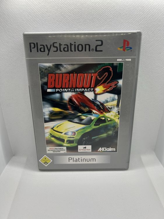 Burnout 2 Point of Impact PS2 Platinum Rennspiel Klassiker (Gebraucht ...