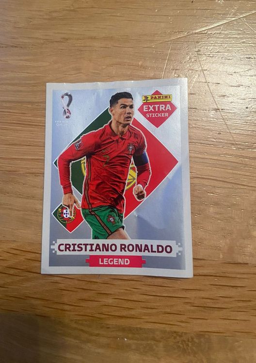 Christiano Ronaldo Panini extra Sticker Legend Qatar 2022 | Kaufen auf ...