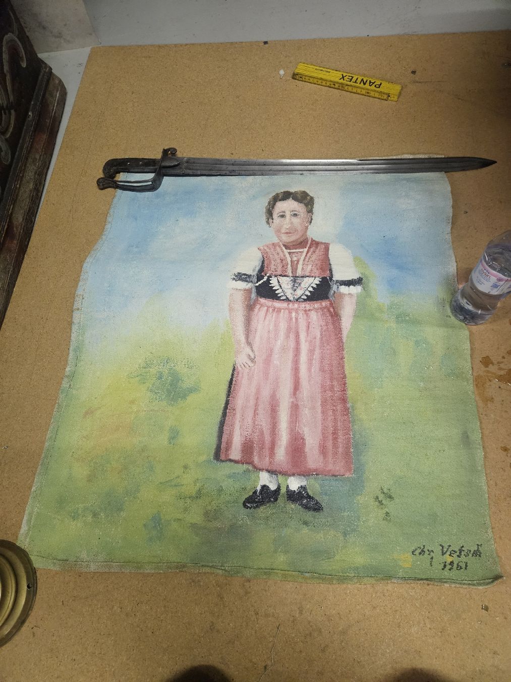 gemälde vetsch 1961 appenzellerin (Defekt) in Schwellbrunn für CHF 220 ...