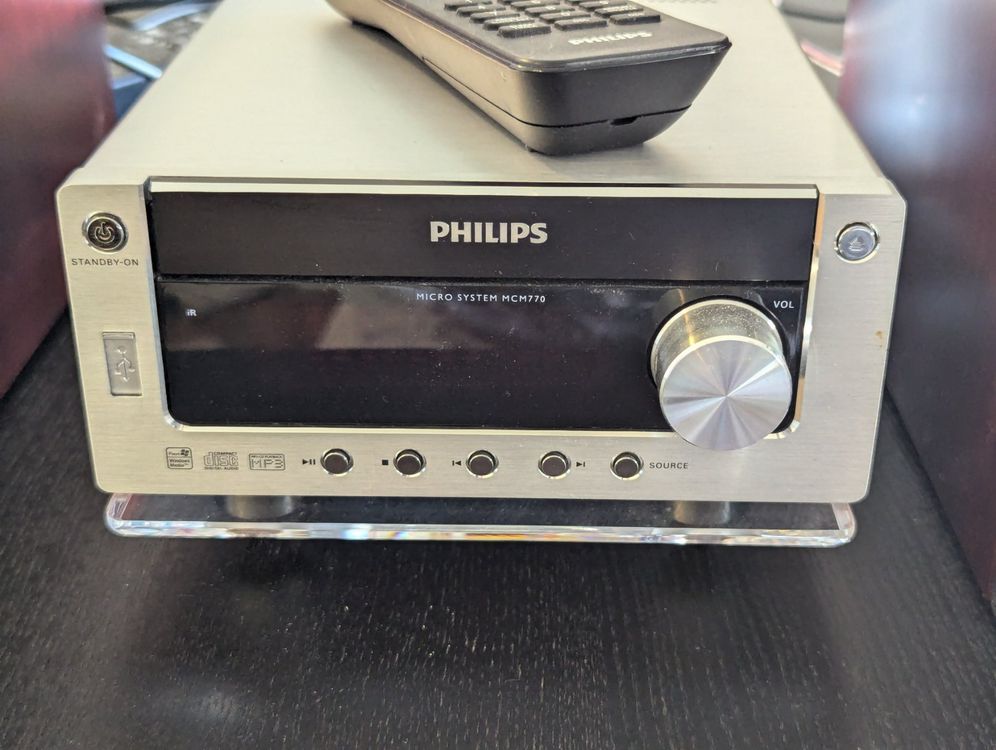 Philips MCM770, CD-Microsystem, MP3, USB, 60Watt Micro Hifi (Gebraucht ...