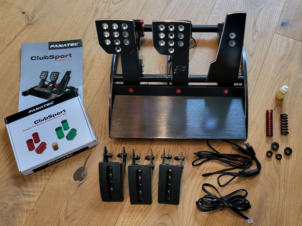 Fanatec ClubSport Pedals V3 inkl. Performance Kit | Kaufen auf Ricardo