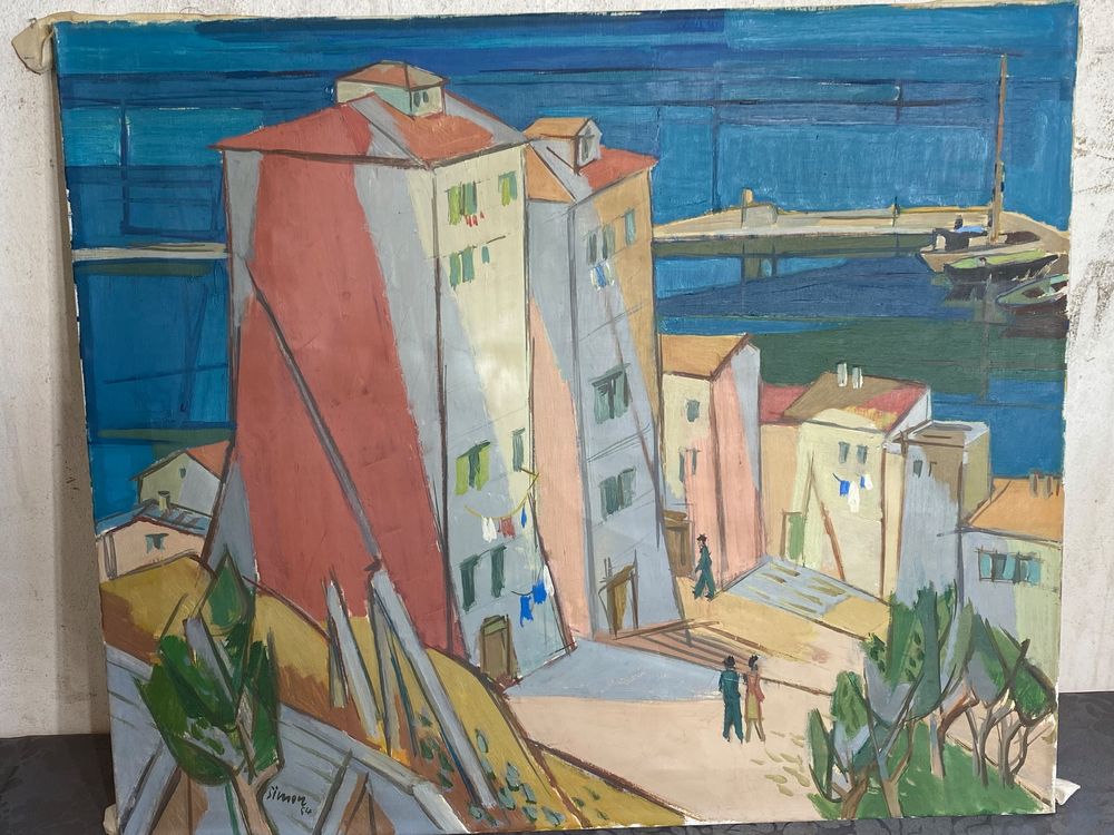 Walter SIMON (1914) Tableaux peinture sur toile (Gebraucht) in Payerne ...