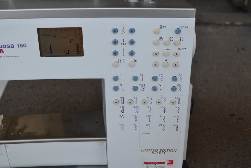 Bernina Virtuosa 150 Elektrisch viel Zuberhör ab 1Fr. (Gebraucht) in ...