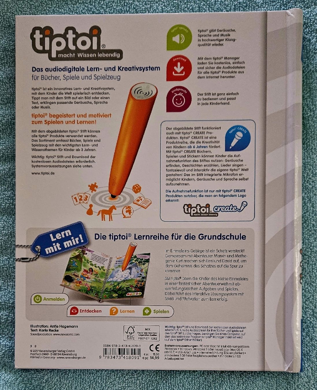 tiptoi® Lern mit mir – Das kleine 1 x 1 ( 7–10 Jahre) (Gebraucht) in St ...
