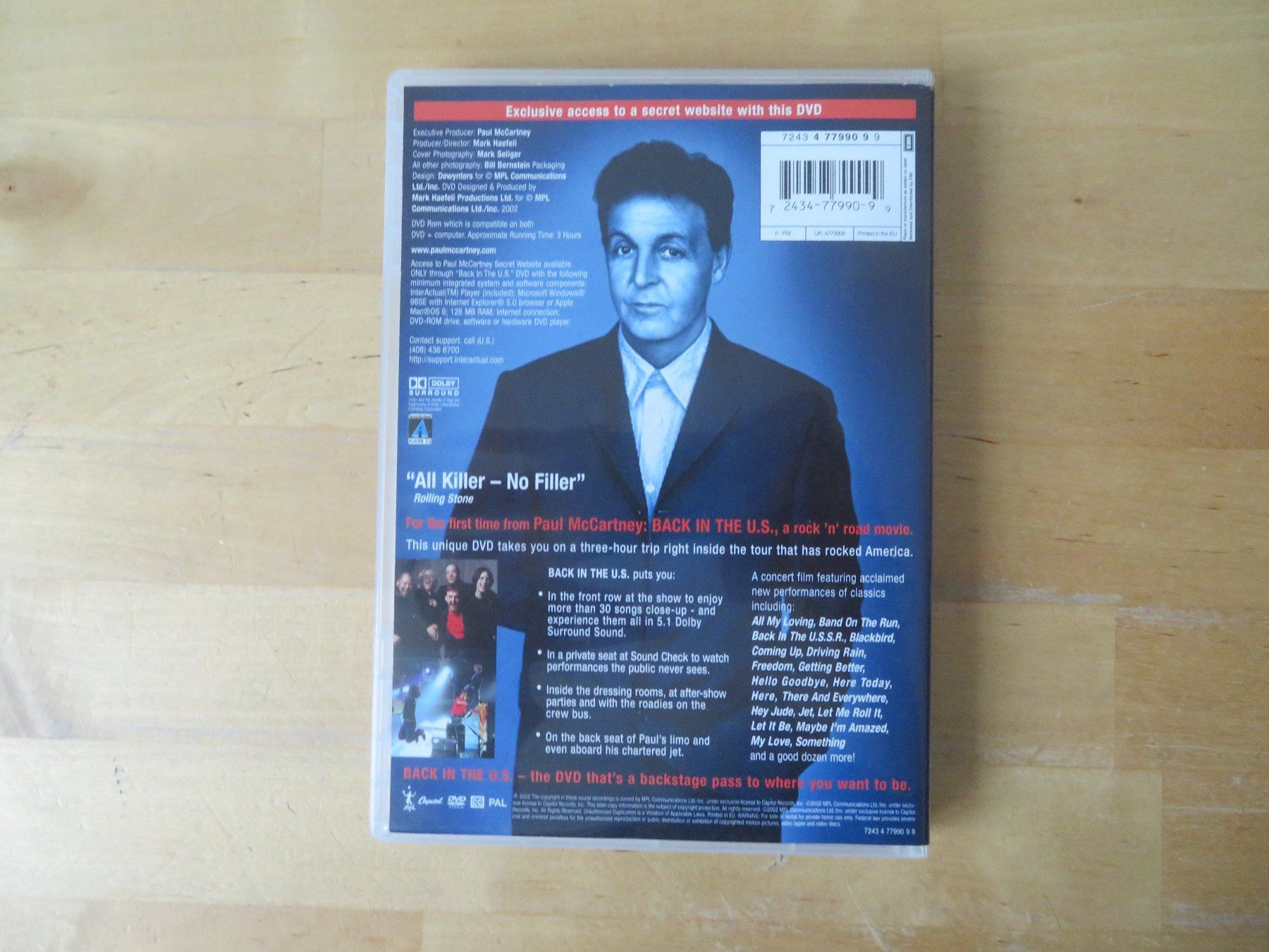 PAUL McCARTNEY "Back in the U:S" (Gebraucht) in zürich für CHF 5 – mit ...