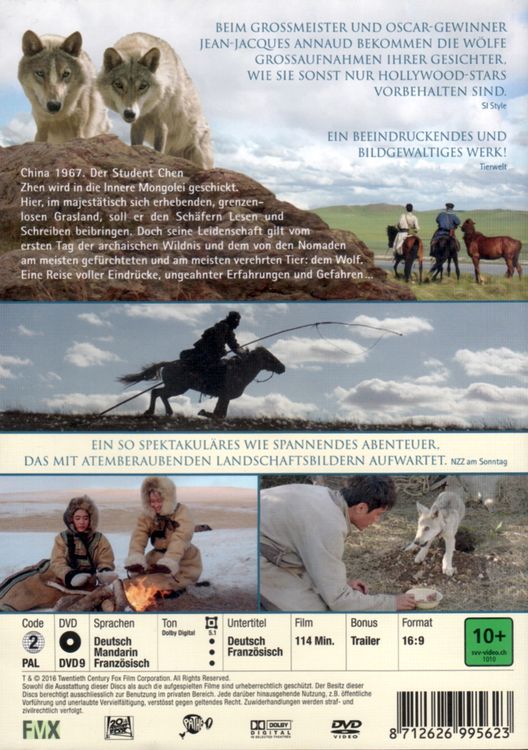 DVD: Der letzte Wolf (mit: Shaofeng Feng, Shawn Dou) (Gebraucht) in ...
