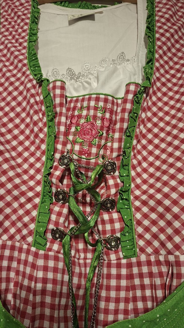 Pink-grünes Dirndl (Gebraucht) in Oberengstringen für CHF 50 – mit Lieferung auf Ricardo kaufen