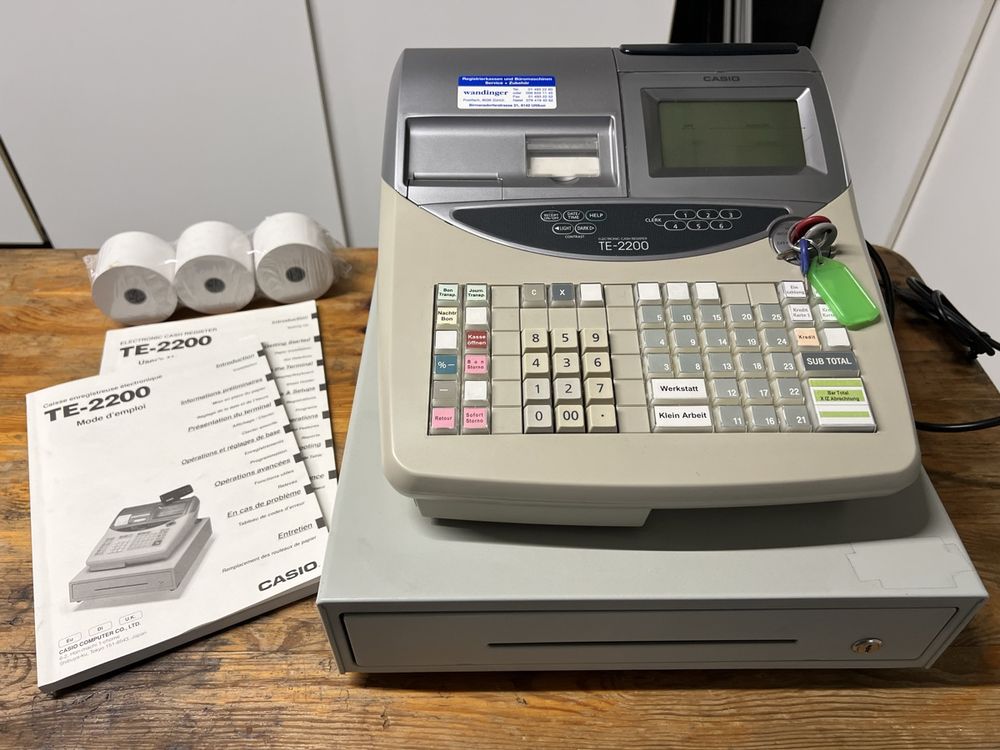 CASIO TE-2200 Kassensystem, Registrierkasse (Gebraucht) in Schlieren ...