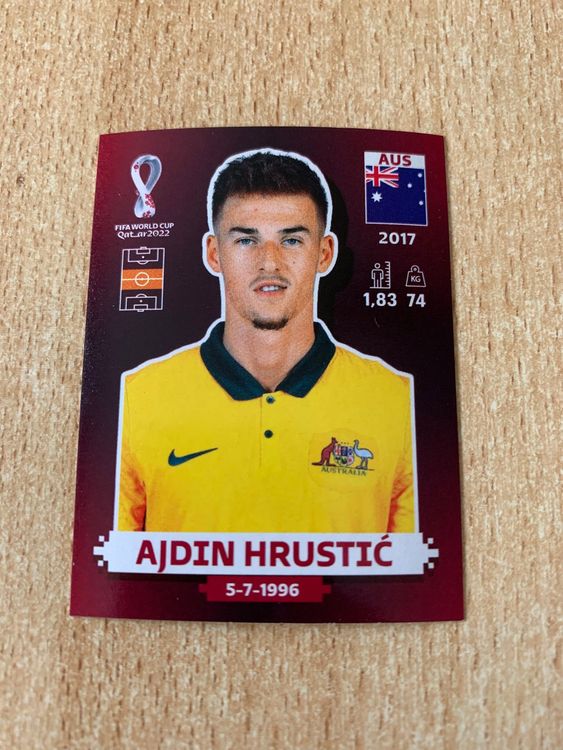 Panini WM 2022 Ajdin Hrustic AUS 11 (Gebraucht) in für CHF 0.25 – mit Lieferung auf Ricardo kaufen