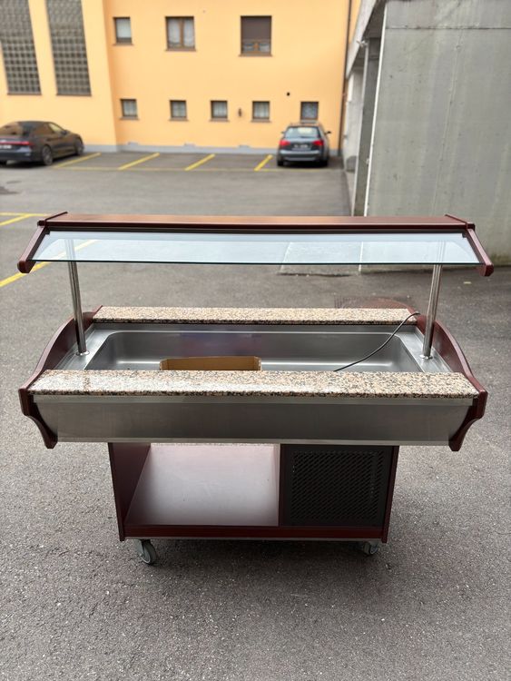 Salatvitrine – Mit Glasaufsatz & Granitarbeitsfläche (Gebraucht) in Rheineck für CHF 400 – nur ...