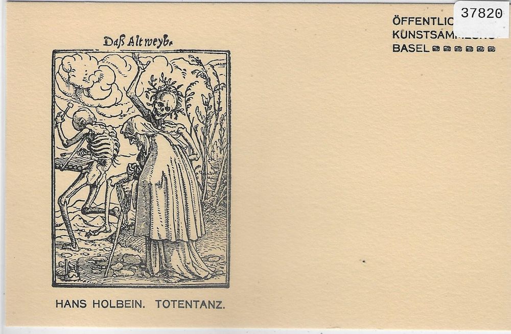 Basel - Hans Holbein - Totentanz - Dass Alt weyb (Gebraucht) in ...