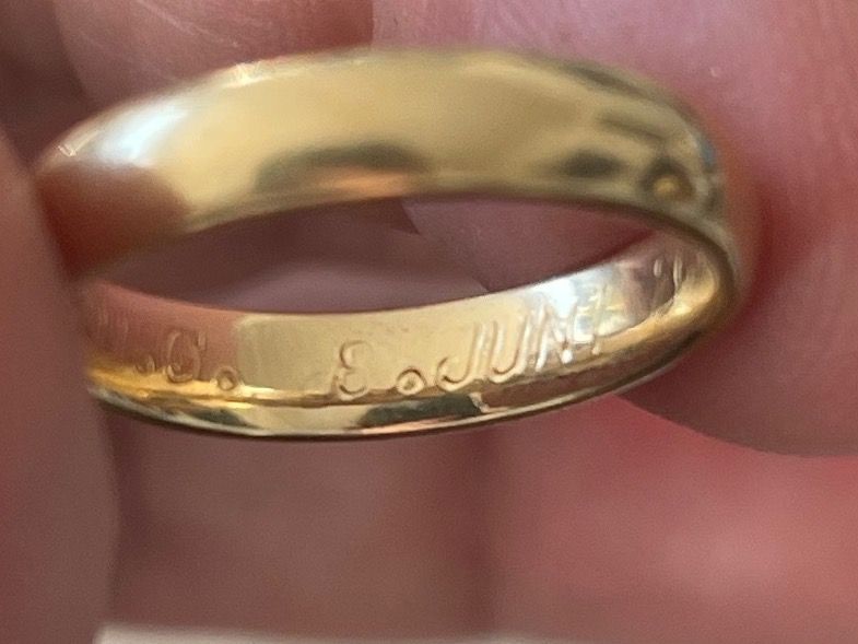 Ring Gold Ehering 585 Gravur 4.55 Gramm (Gebraucht) in für CHF 141 ...