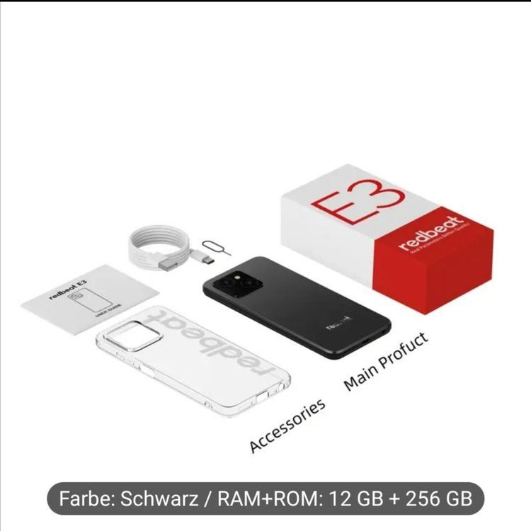 Nuovo smartphone redbeat E3 12GB RAM 256GB ROM (Gebraucht) in Cadenazzo für CHF 50 – mit ...