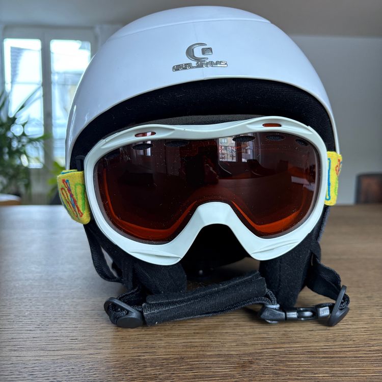 Skihelm, Kinder Helm Gr 56-59 cm, mit Skibrille (Gebraucht) in Zürich ...