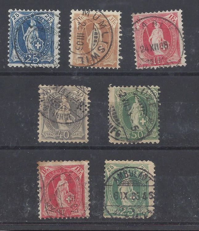 steh. Helv. - 7 St. sehen ! | Kaufen auf Ricardo