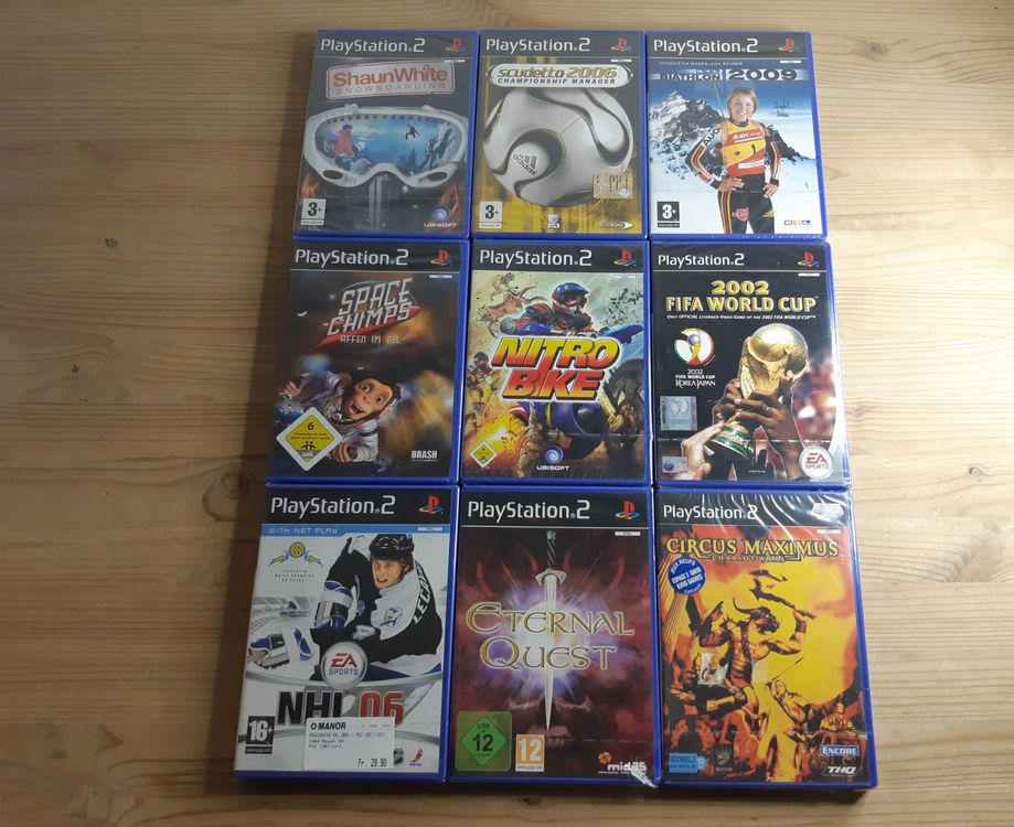 24 Playstation 2 PS2 Spiele NEU + OVP im SET (Neu und originalverpackt ...