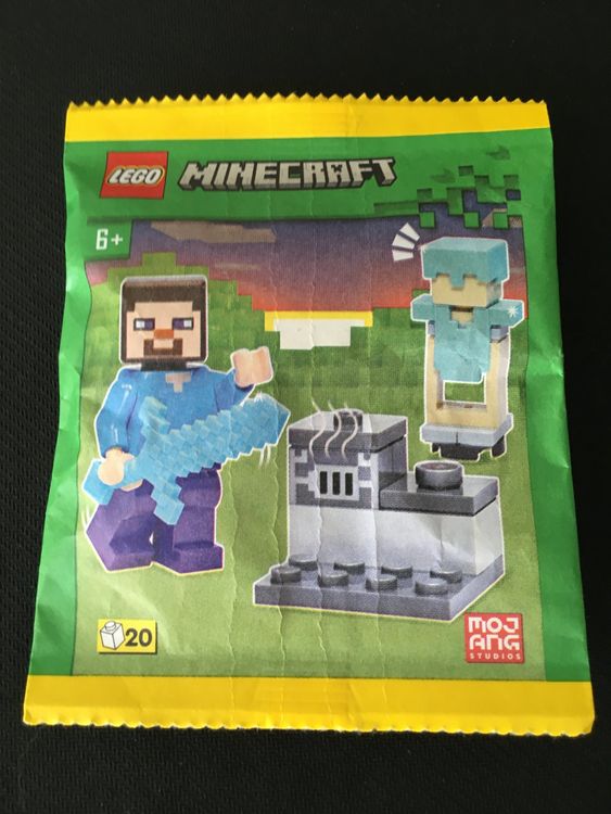 Lego Minecraft Minifigur - 662317 - Steve (Neu und originalverpackt) in ...