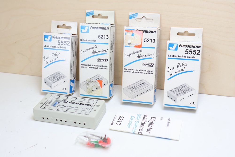 Viessmann 4 x Märklin Schaltdecoder 5213/5552 NP: über 200.- (Gebraucht ...