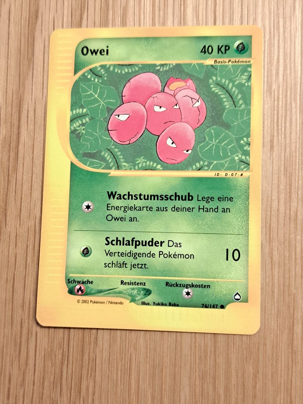 Pokémon TCG Aquapolis Owei (Neu (gemäss Beschreibung)) in Rotkreuz für ...