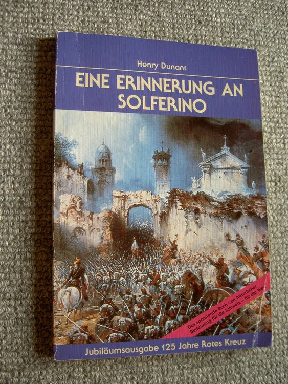 Buch "EINE ERINNERUNG AN SOLFERINO" (Gebraucht) in Schafisheim für CHF 1.5 – mit Lieferung auf ...