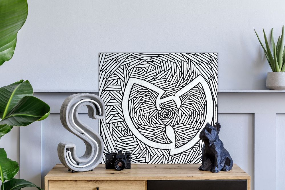 Original Wu-Tang Clan / Hip-Hop / Rap Ölgemälde Bild (Gebraucht) in ...